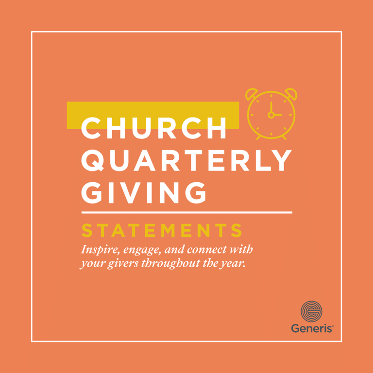 [E-Book] Church Quarterly Giving Statements